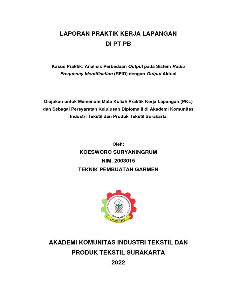 Produksi PT ESGI Boyolali dan RFID | PDF | Seni | Komputer