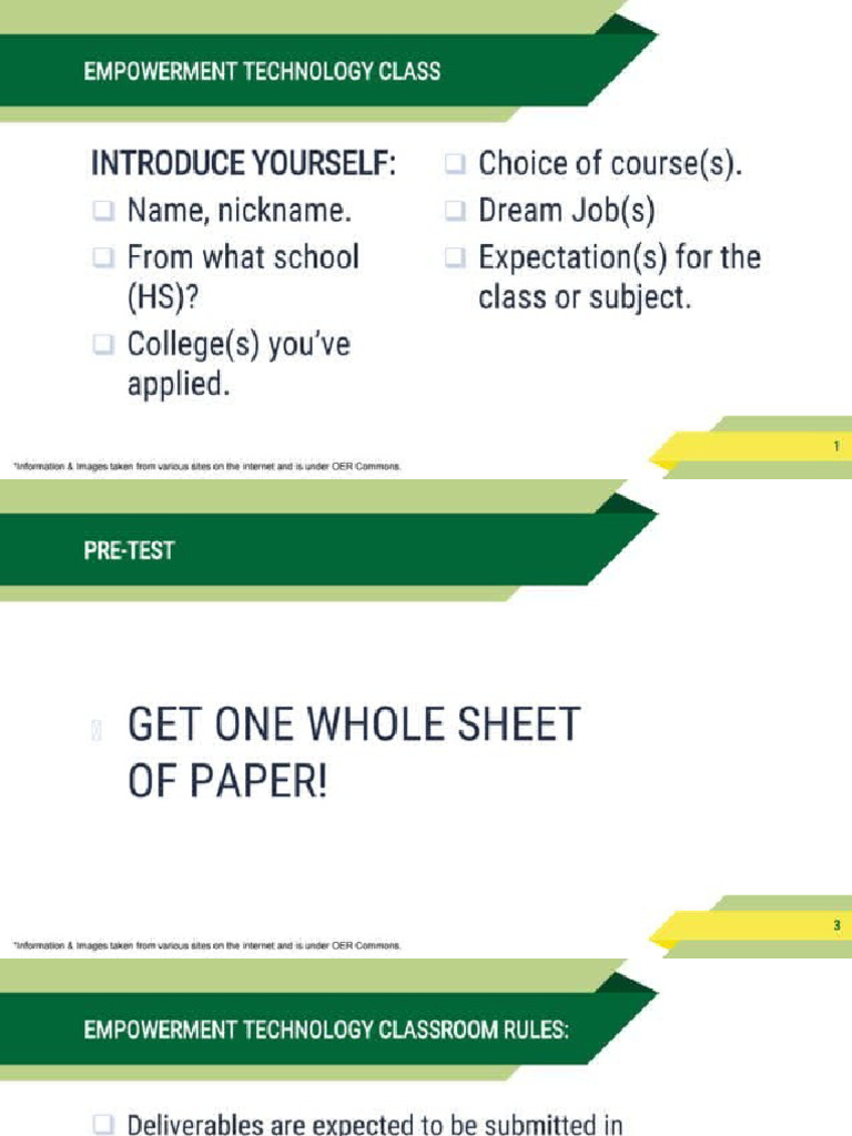 1 Information and Communication Technology | PDF