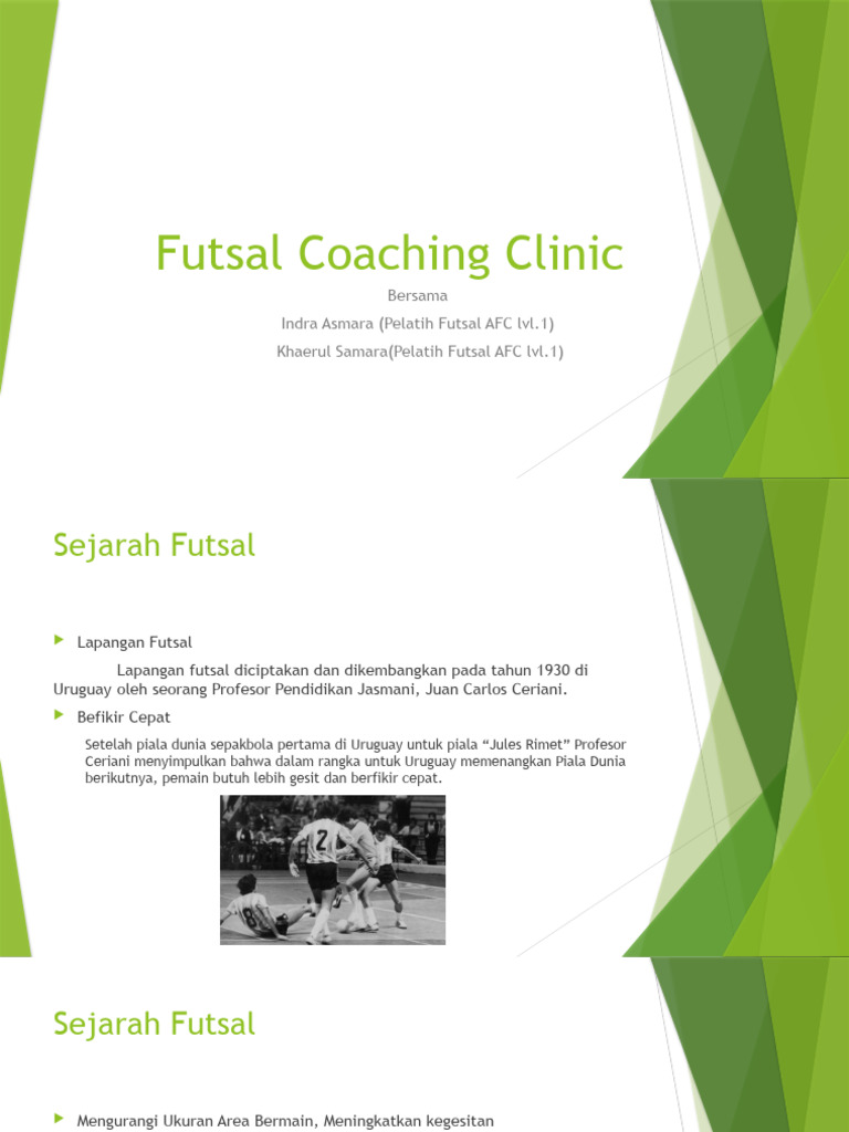 Futsal Coaching Clinic | PDF | Karier & Perkembangan