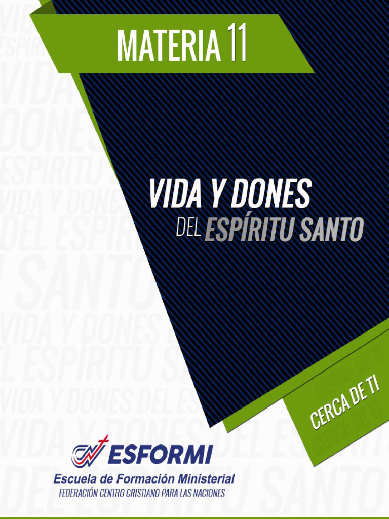 1.manual Vida y Los Dones Del Espíritu Santo | PDF