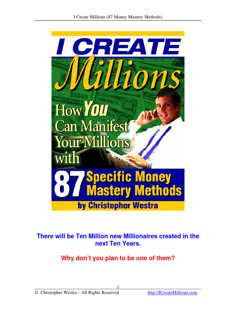 I Create Millions | PDF