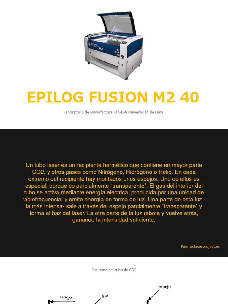 03 Presentación Cortadora Láser - Epilog Fusion | PDF