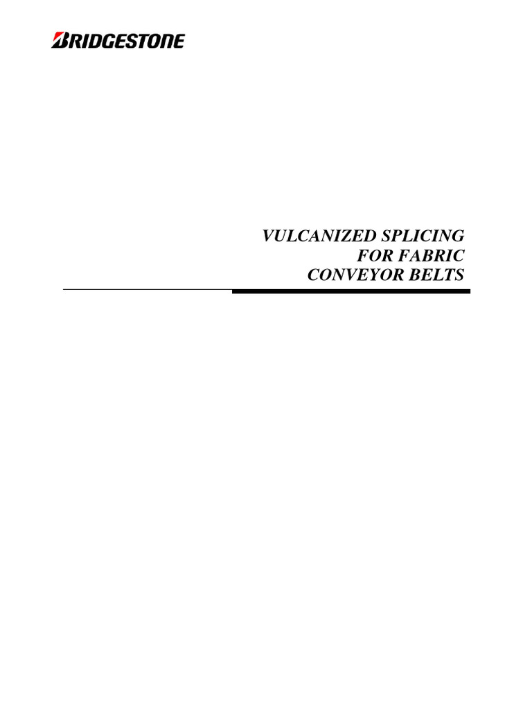 Vulcanized Splicing Fabric Belt (VSFB-001) | PDF