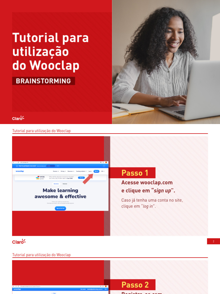 2021.10.07 - TUTORIAL Wooclap - Brainstorming | PDF | Computadores