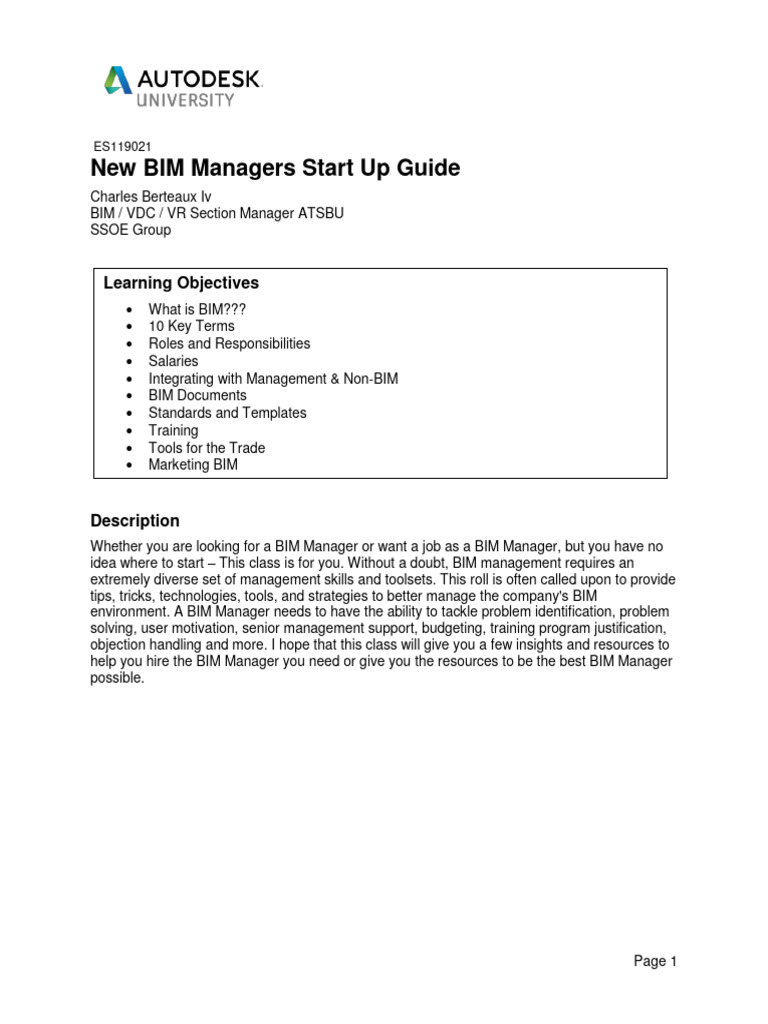 Class_Handout_ES119021_New_BIM_Managers_Startup_Guide_Charles_Berteaux ...