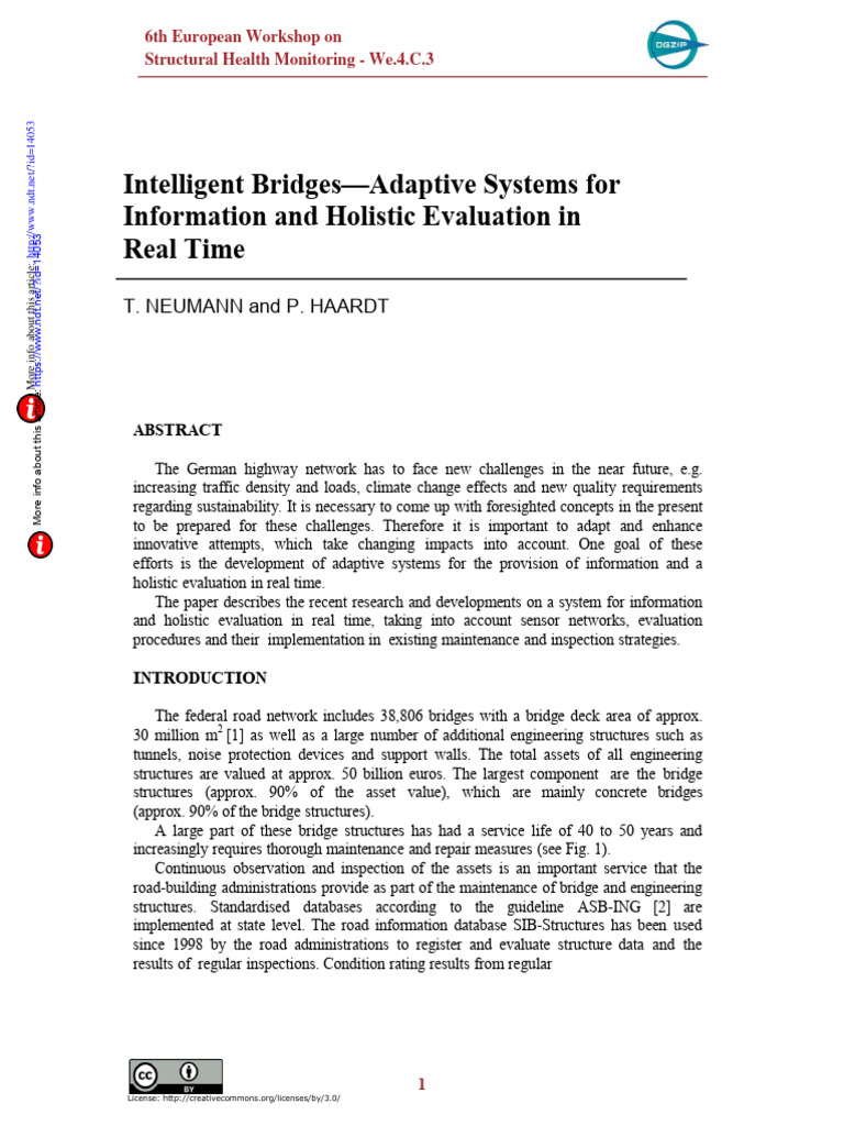 Intelligent Bridges-Adaptive Systems For Information and Holistic ...