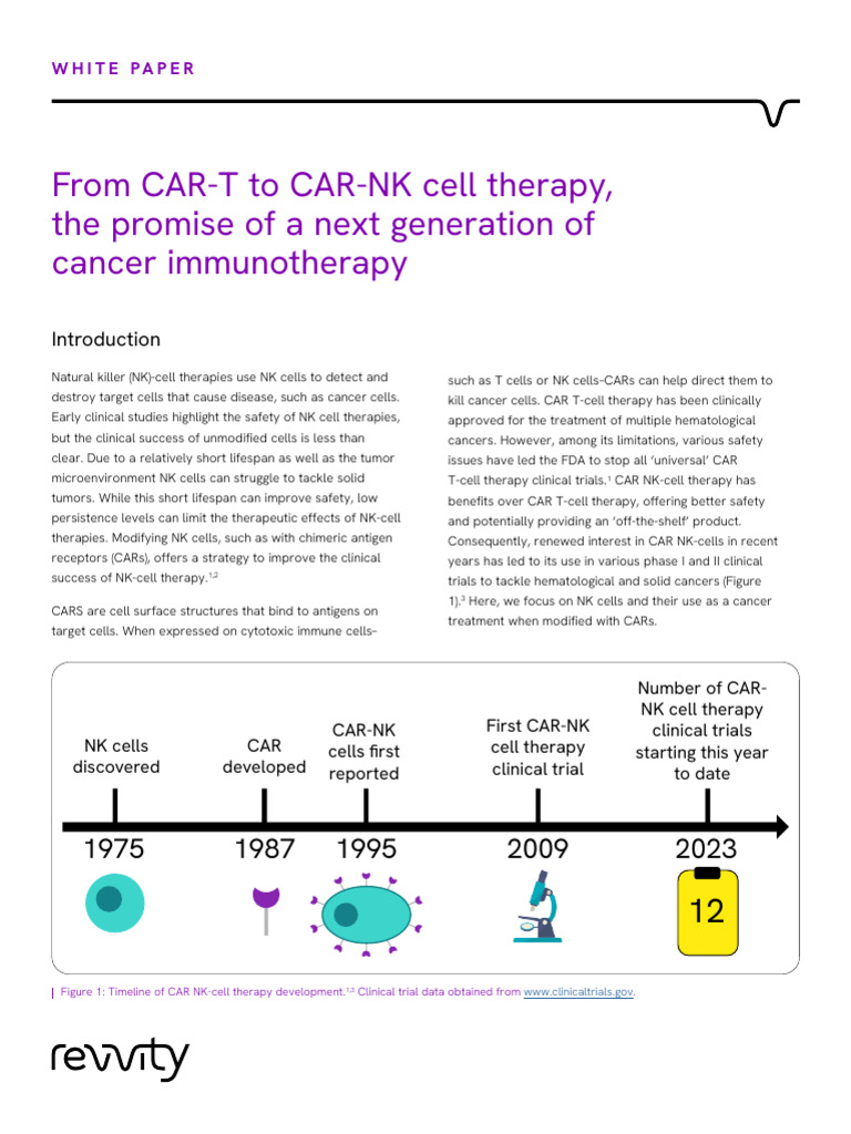 The Promise of A Next Generation of Cancer Immunotherapy | PDF