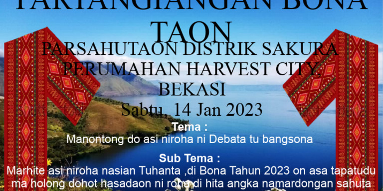 Spanduk Pesta Bona Taon Rev 02 | PDF Spanduk Pesta Bona Taon Rev 02 | PDF
