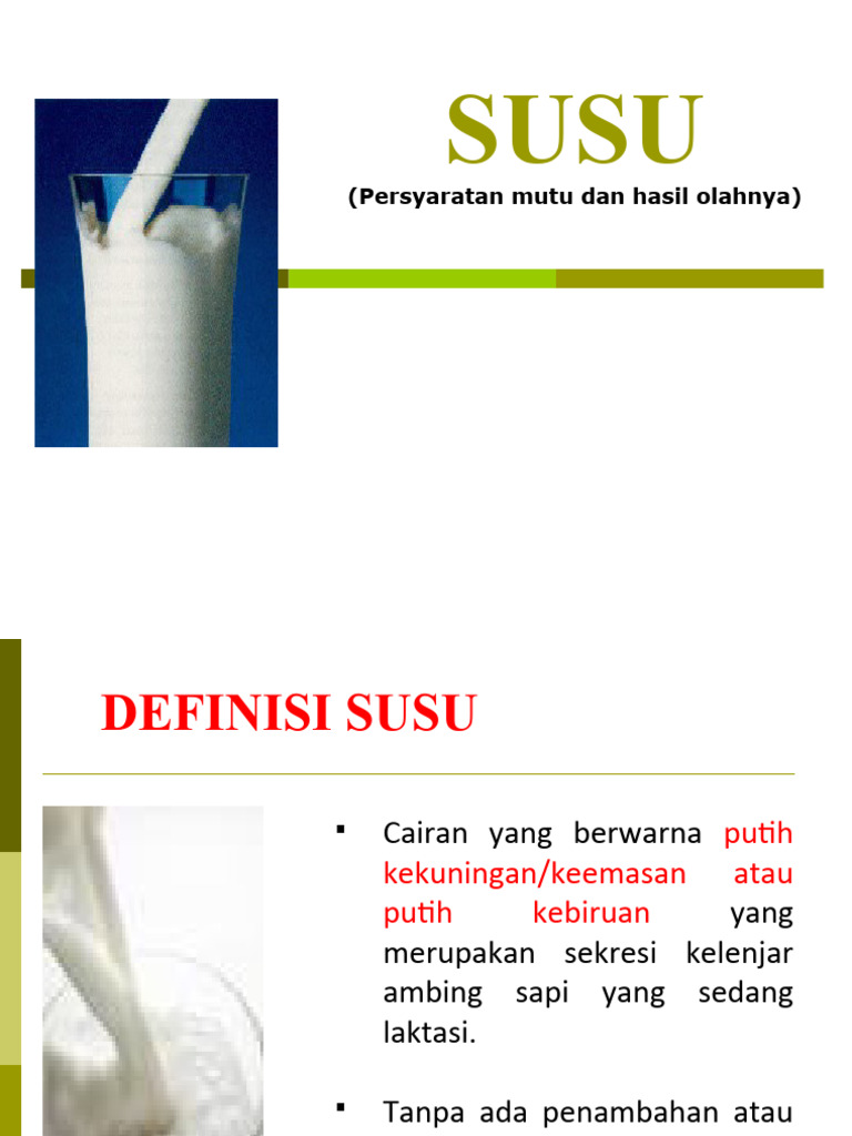 Susu | PDF