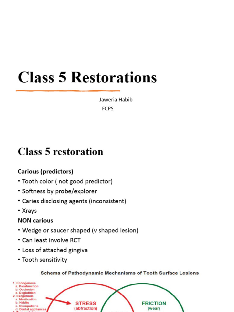 Class 5 Restoration | PDF