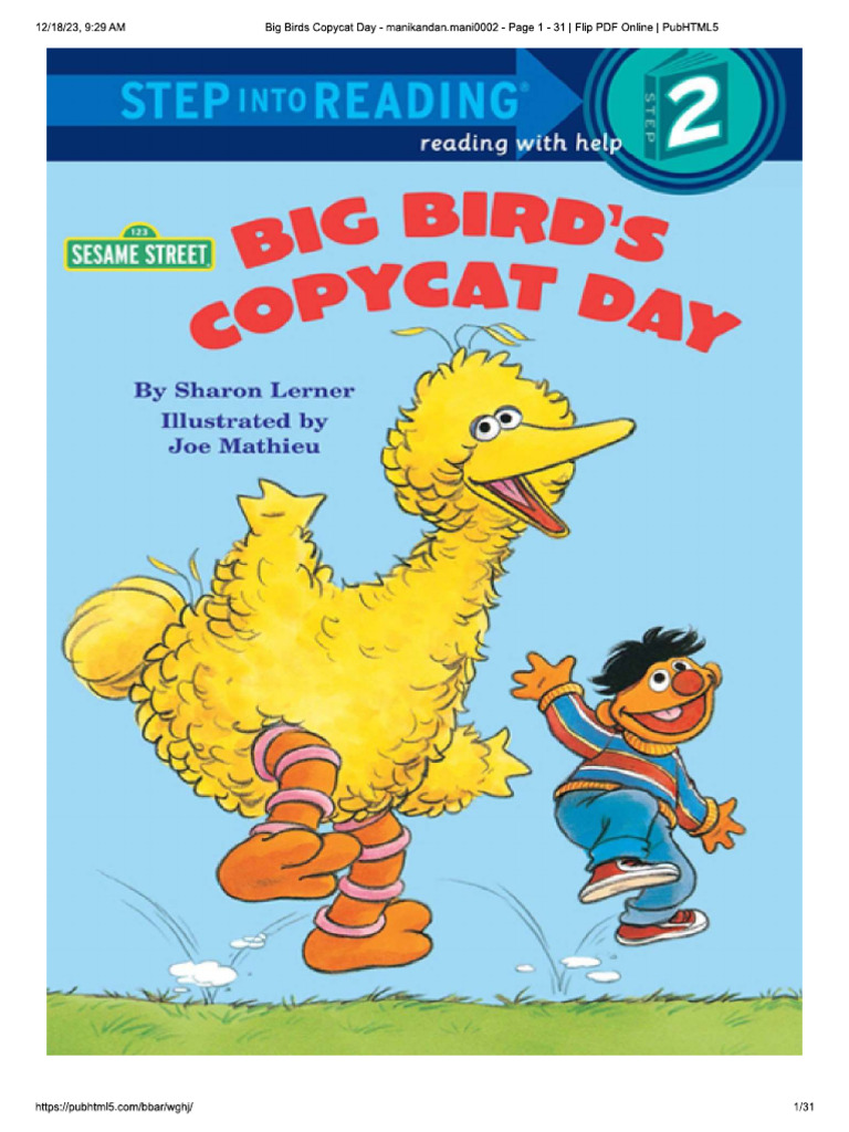 L2 Big Bird Copycat 31pg | PDF