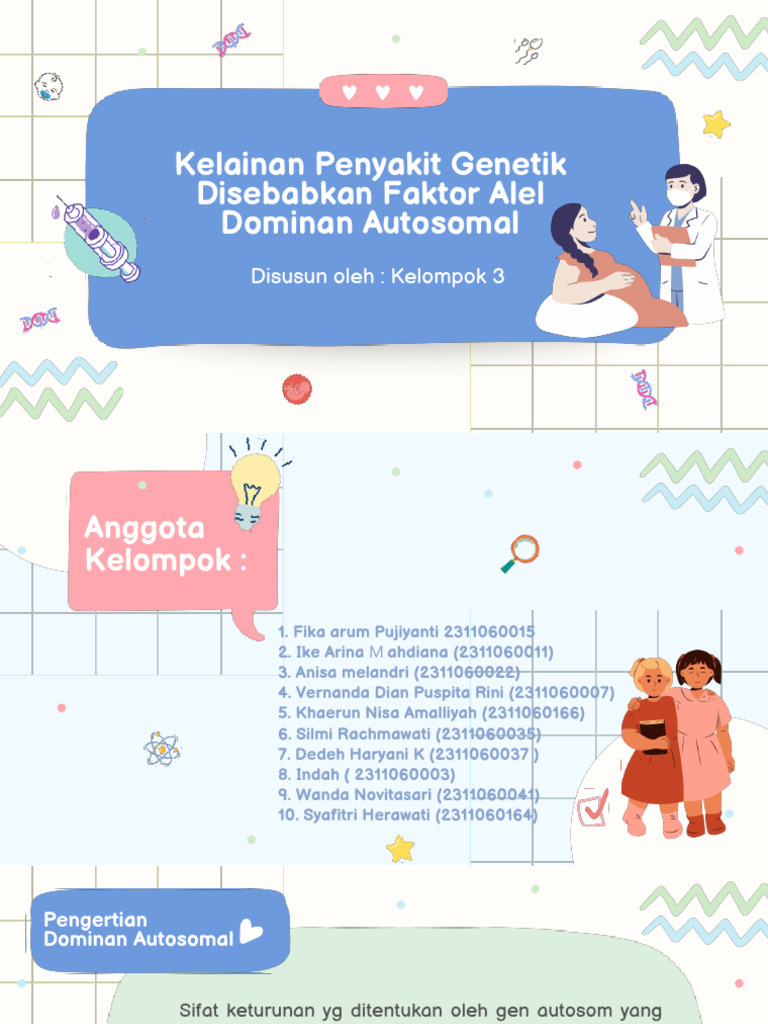 Ike Arina M - Kelompok 3 - Kelainan Penyakit Genetik Disebabkan Faktor ...