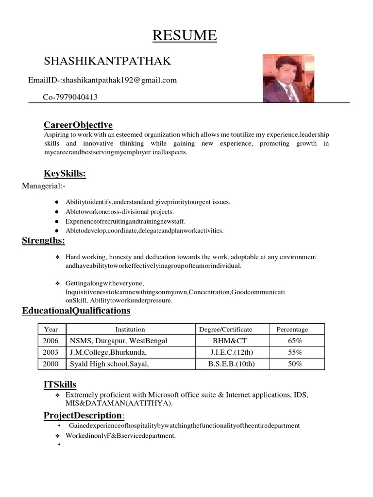 Shashi Resume | PDF