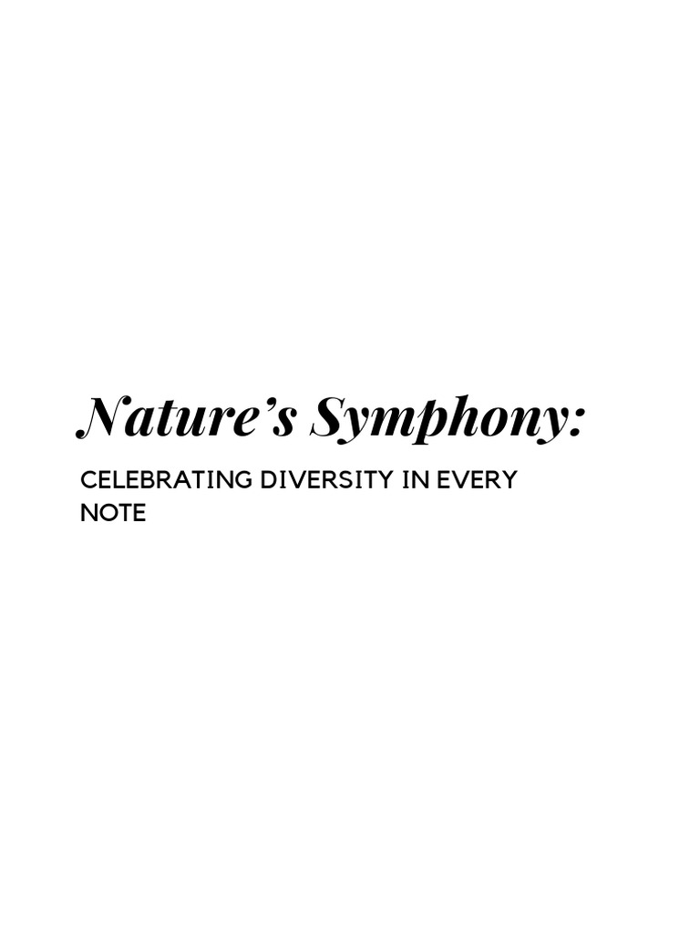 Nature's Symphony | PDF