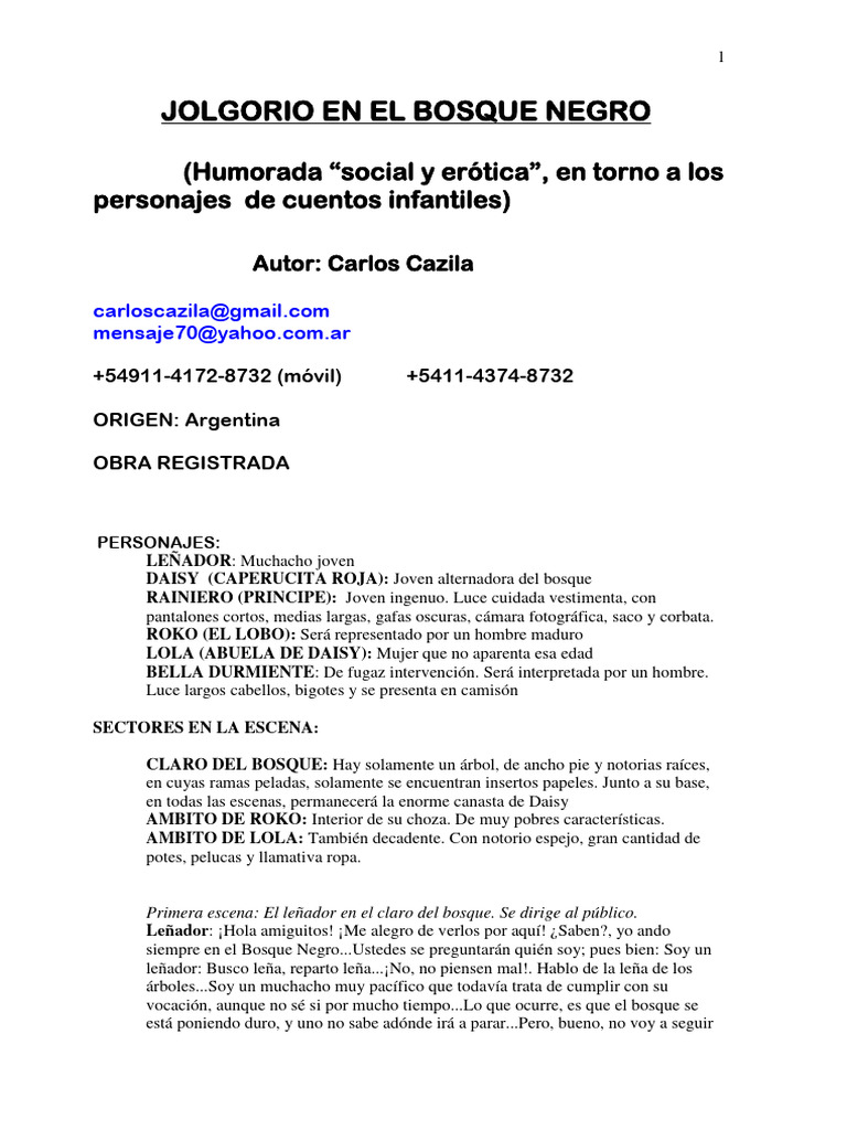 Jolgorio en El Bosque Negro | PDF