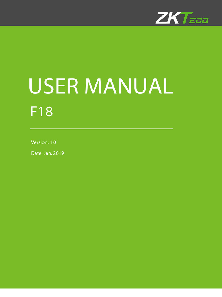 F18+User+Manual+V1 0 | PDF