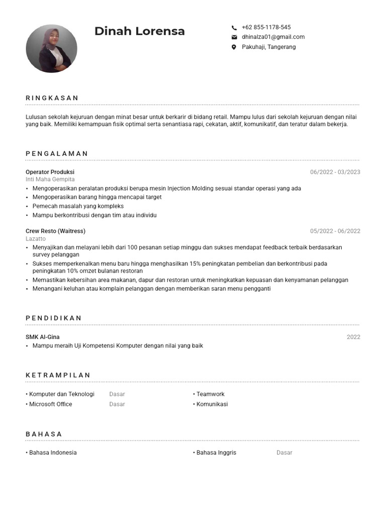 PDF Lamaran Mixue | PDF