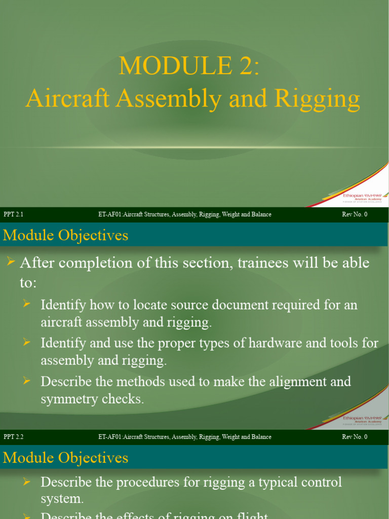 ET-AF01 M2 Assembly and Rigging Rev 0 Final | PDF