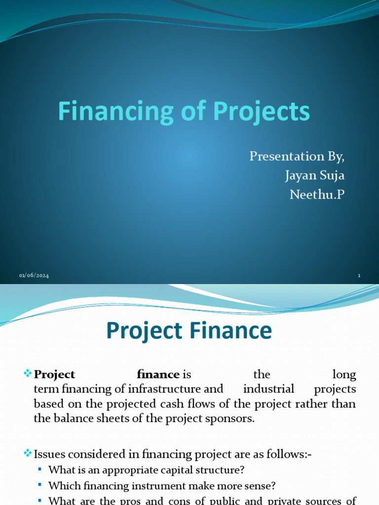 Project Financing Overview and Analysis | PDF