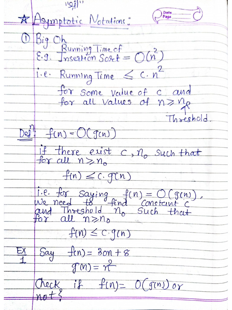 3 4 Asymptotic Notations | PDF 3 4 Asymptotic Notations | PDF