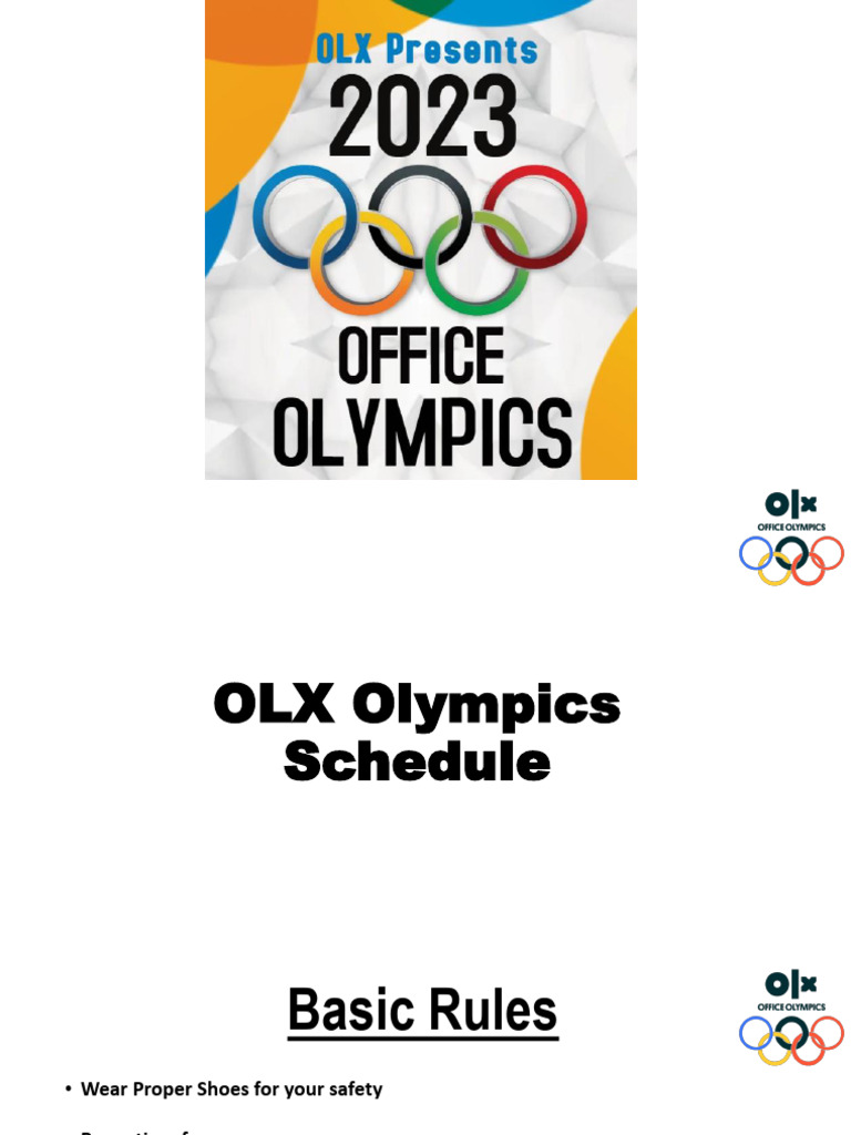 Rules and Schedule | PDF