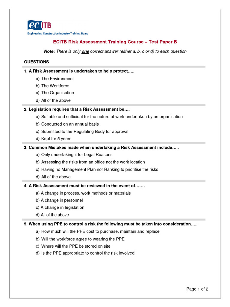 IHSP RA Test Paper B | PDF