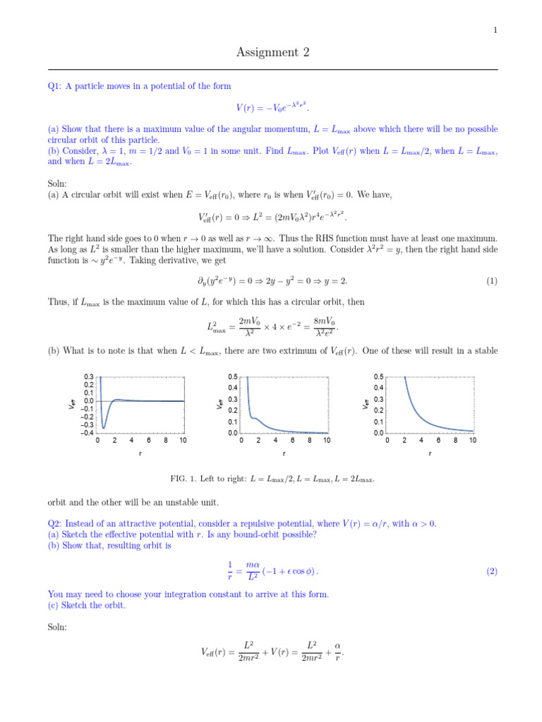 Assignment sol 2 | PDF