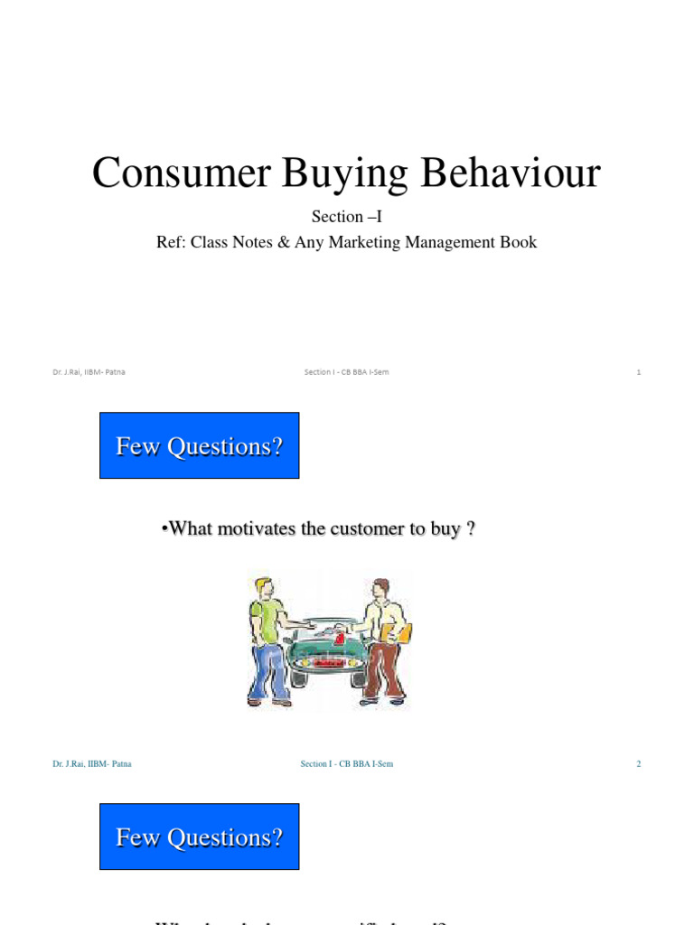 Cosumer Behaviour Pdf