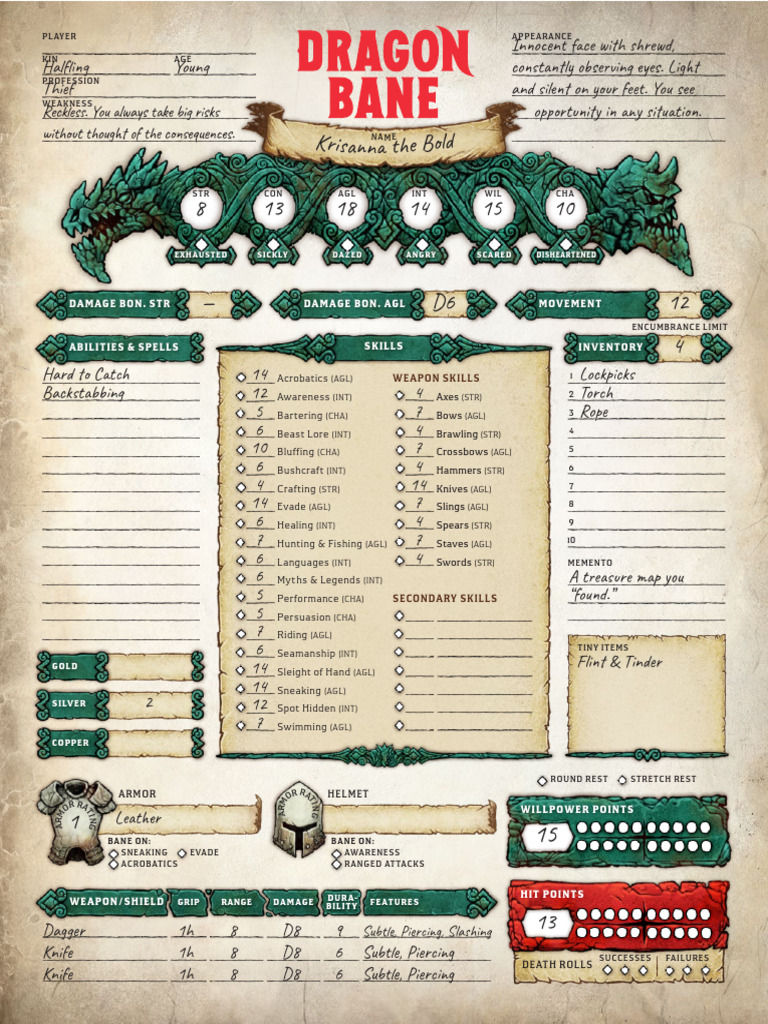 Dragonbane KRISANNA | PDF