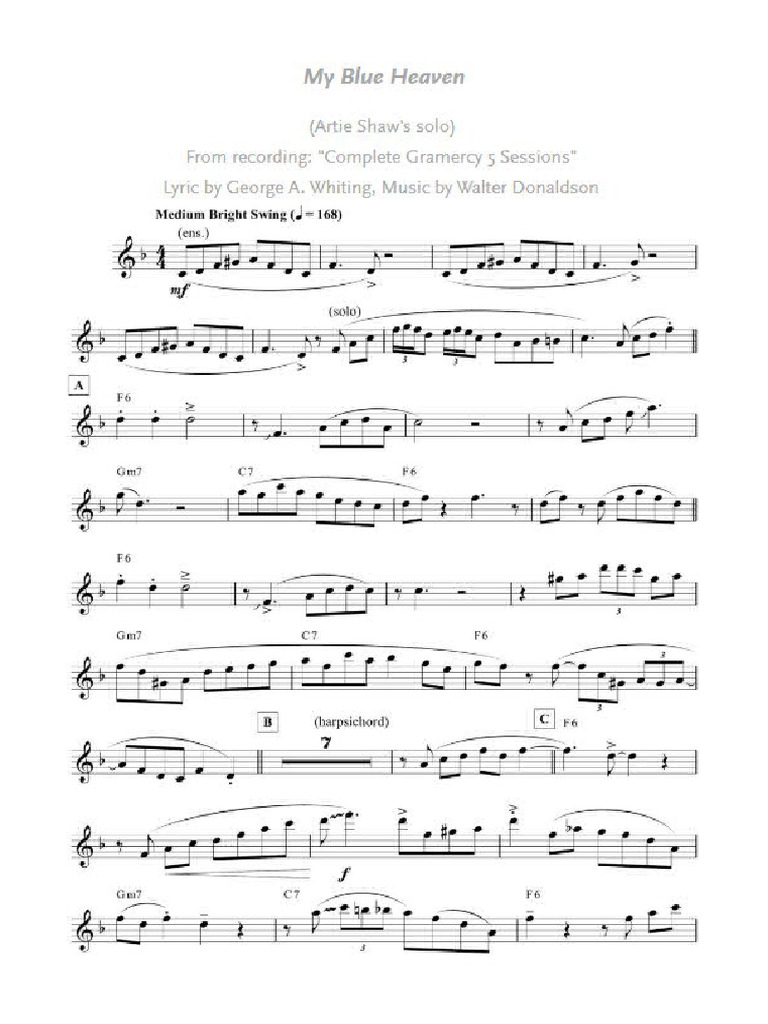 My Blue Heaven | PDF