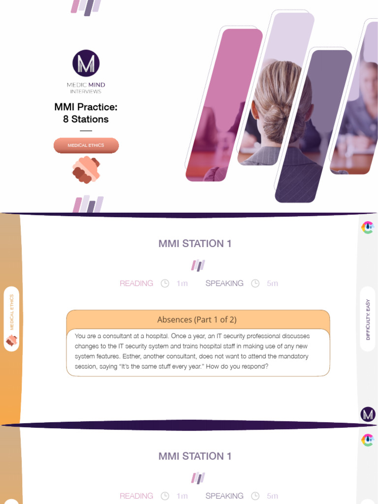 MMIs - Medical Ethics | PDF