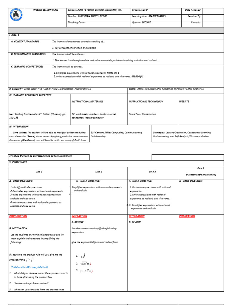 Math 9 Q2 WK5 Nebre | PDF