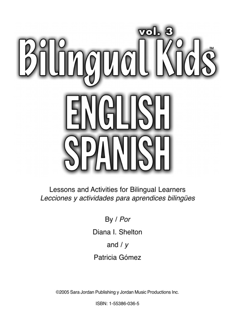 Lessons and Activities For Bilingual Learners Lecciones y Actividades ...