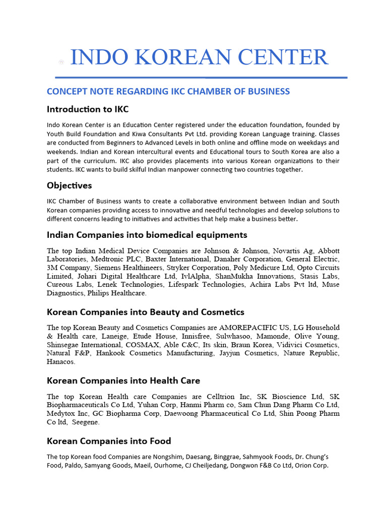 Concept Note | PDF | Therapy | Johnson & Johnson