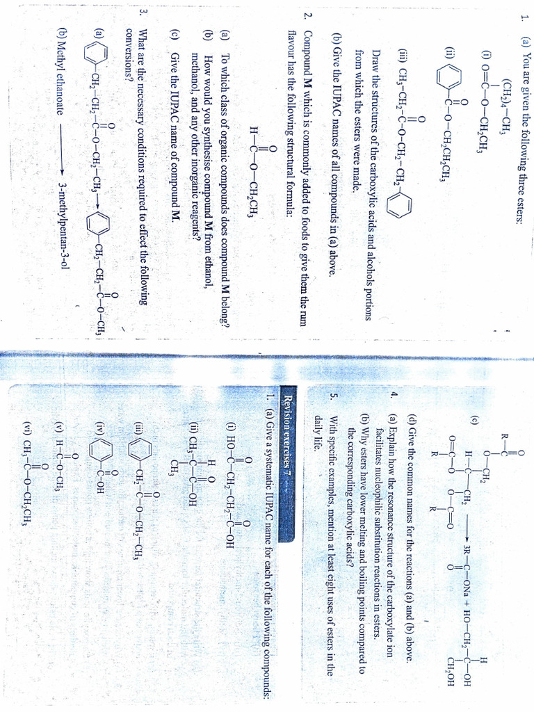 Organic Chemistry Carboxylic Acid and Derivatives | PDF
