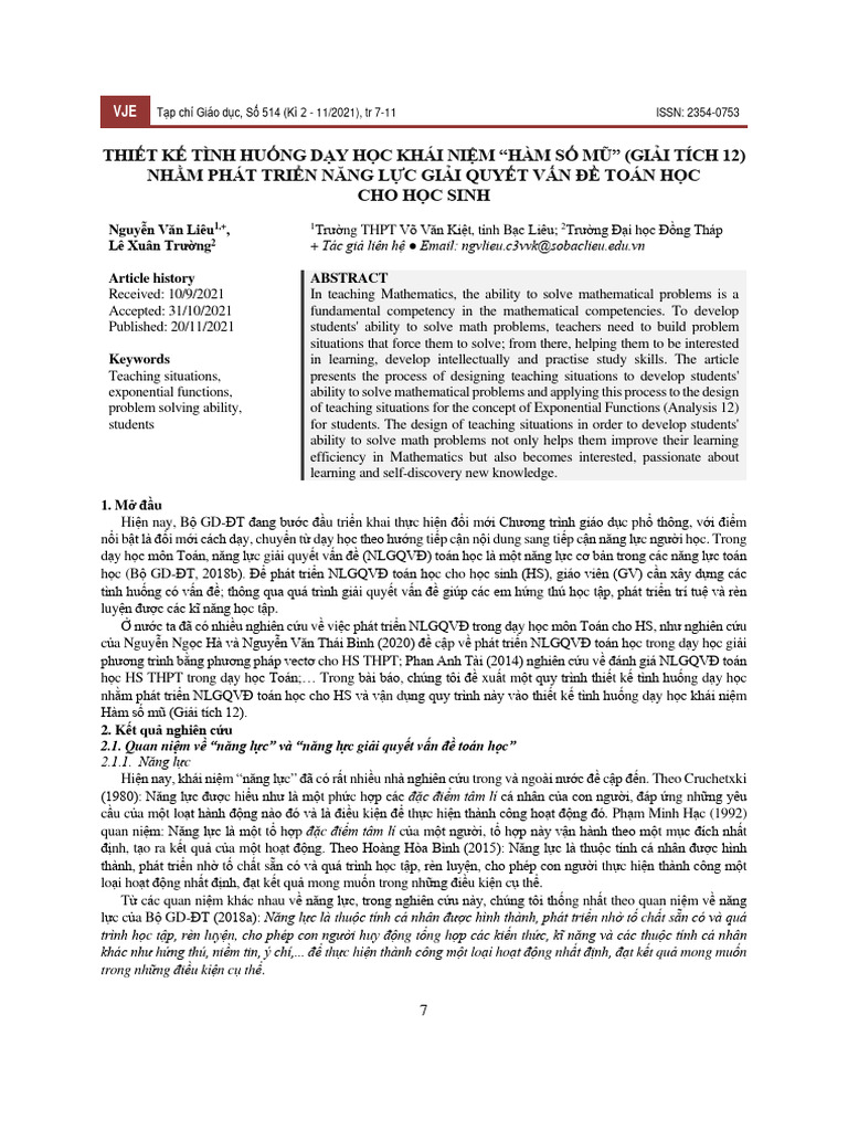 Nguyn VN Liu L Xun TRNG | PDF