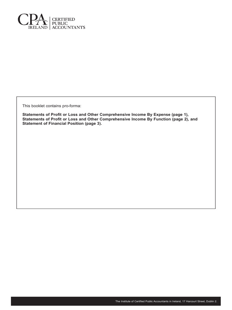 Pro Forma Booklet April 2014 | PDF