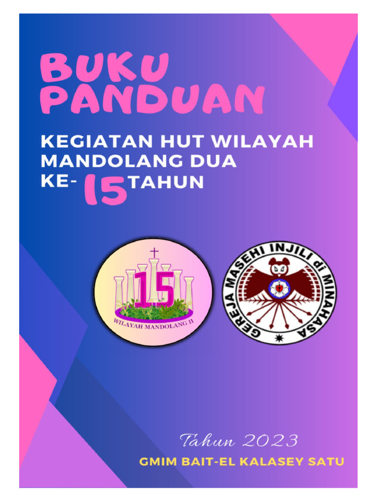 Contoh Buku Panduan Kegiatan Hut Wilayah | PDF