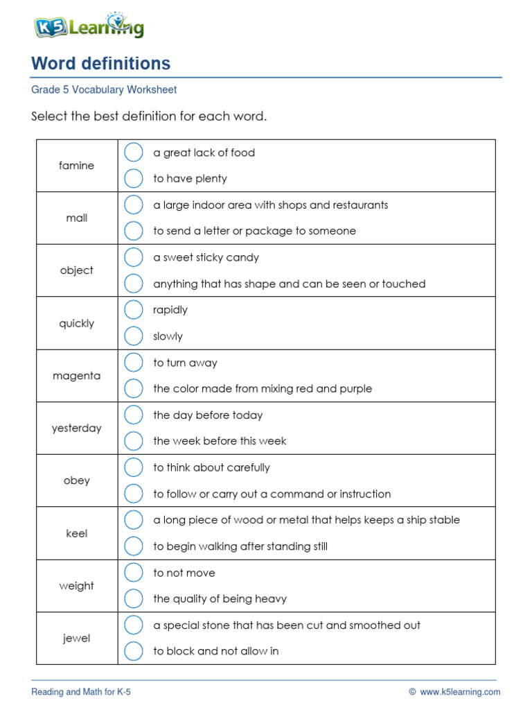 Grade 5 Applying Meanings 3 | PDF