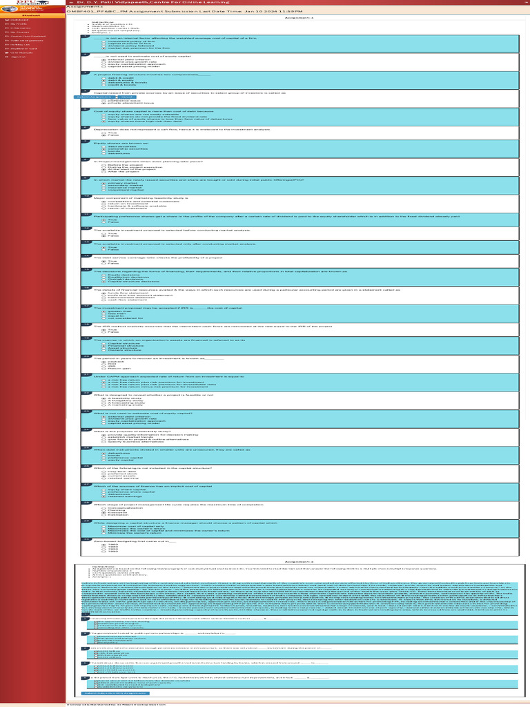 401 Assignment | PDF