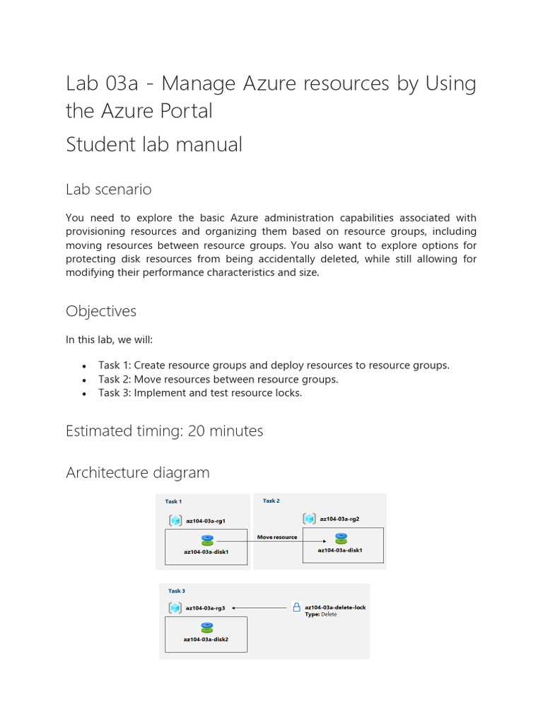 Lab 03a | PDF | Microsoft Azure | Software Engineering