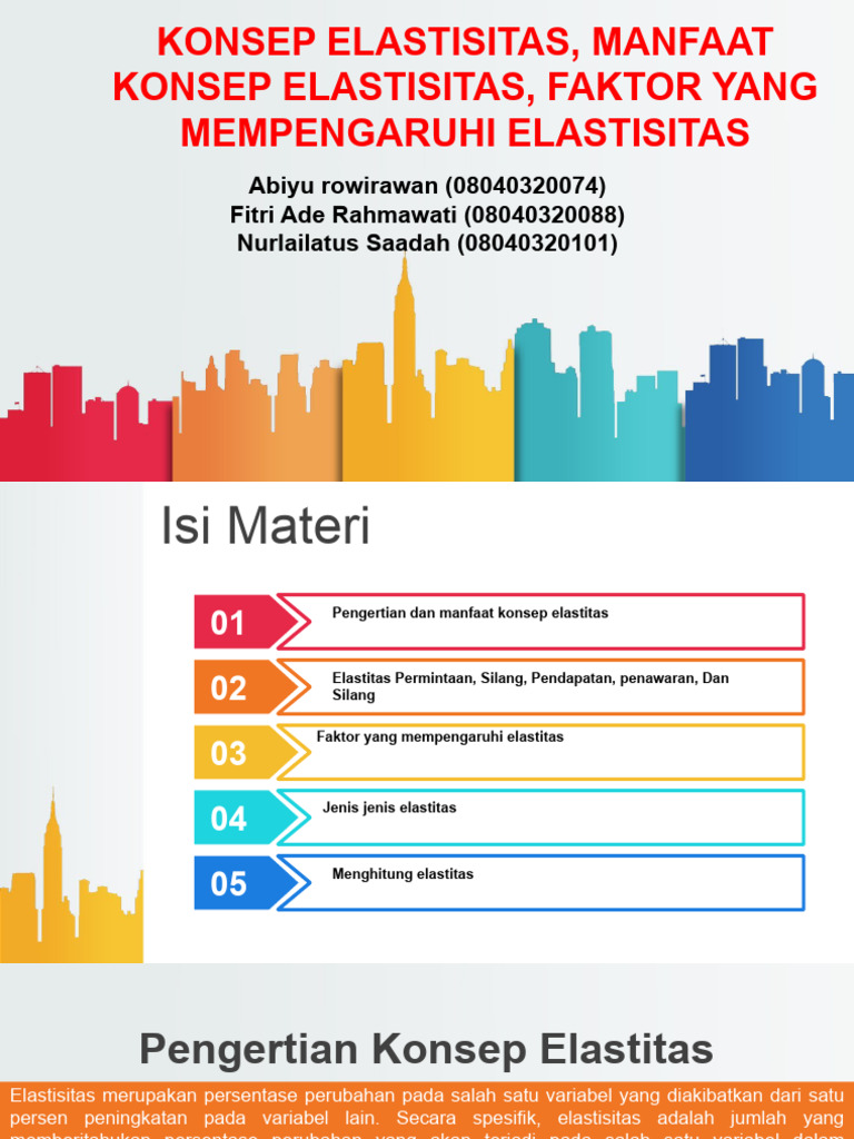 Panduan Lengkap Elastisitas | PDF