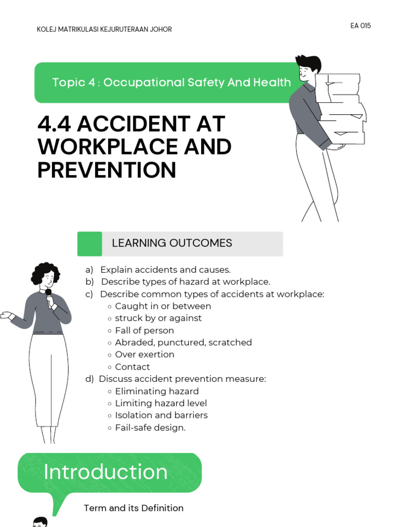 4.4 Accident at Workplace and Prevention | PDF
