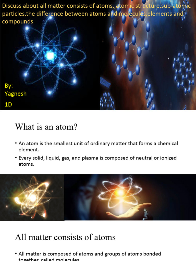 Atom & Molecules | PDF