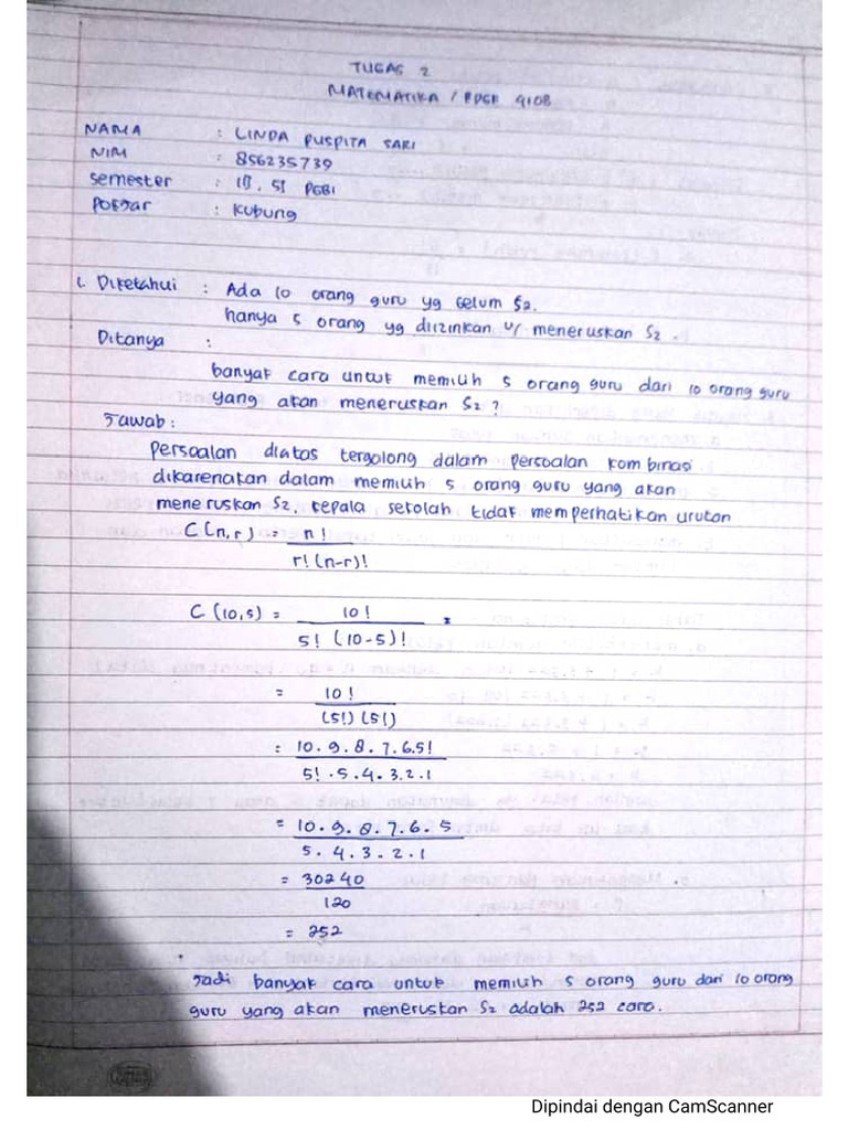 TUGAS 3 MATEMATIKA Di SD UT | PDF