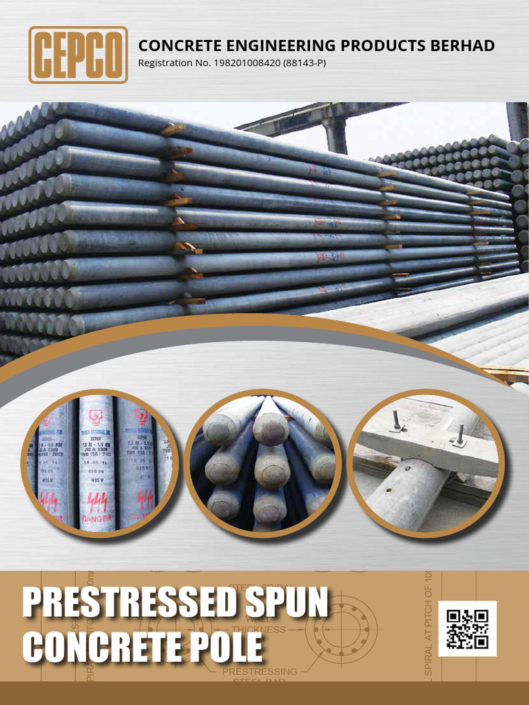 Prestressed Concrete Pole Specifications | PDF