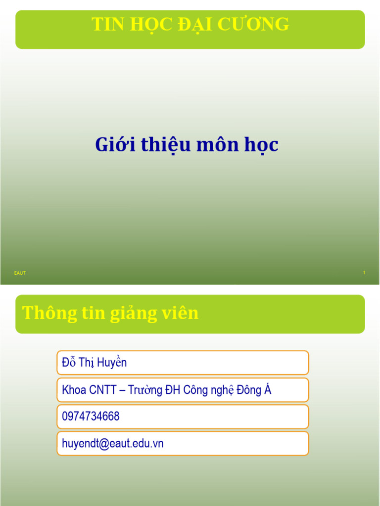 Bai 1 - He Dieu Hanh | PDF