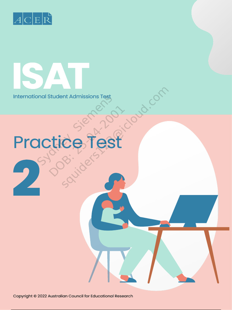 Isat Practice Test 2 | PDF