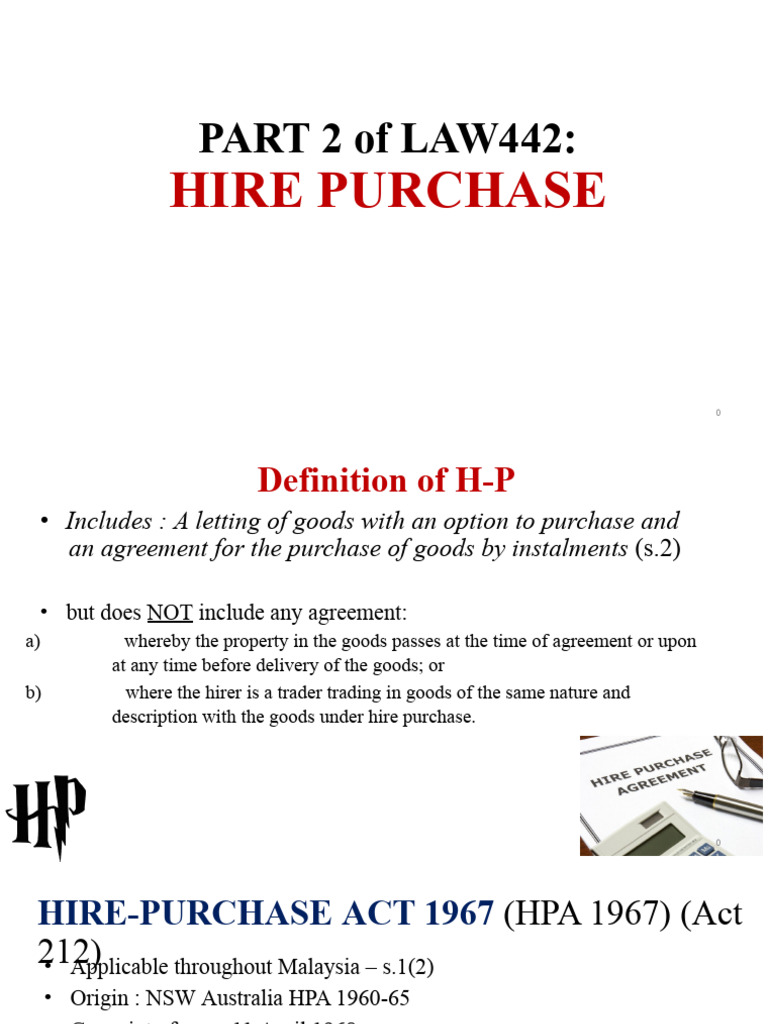 HP 1 Agreement 2 | PDF